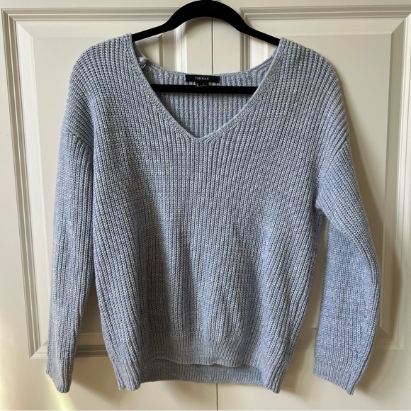 Forever 21 | Sweaters | Baby Blue Forever 2 Sweater | Poshmark